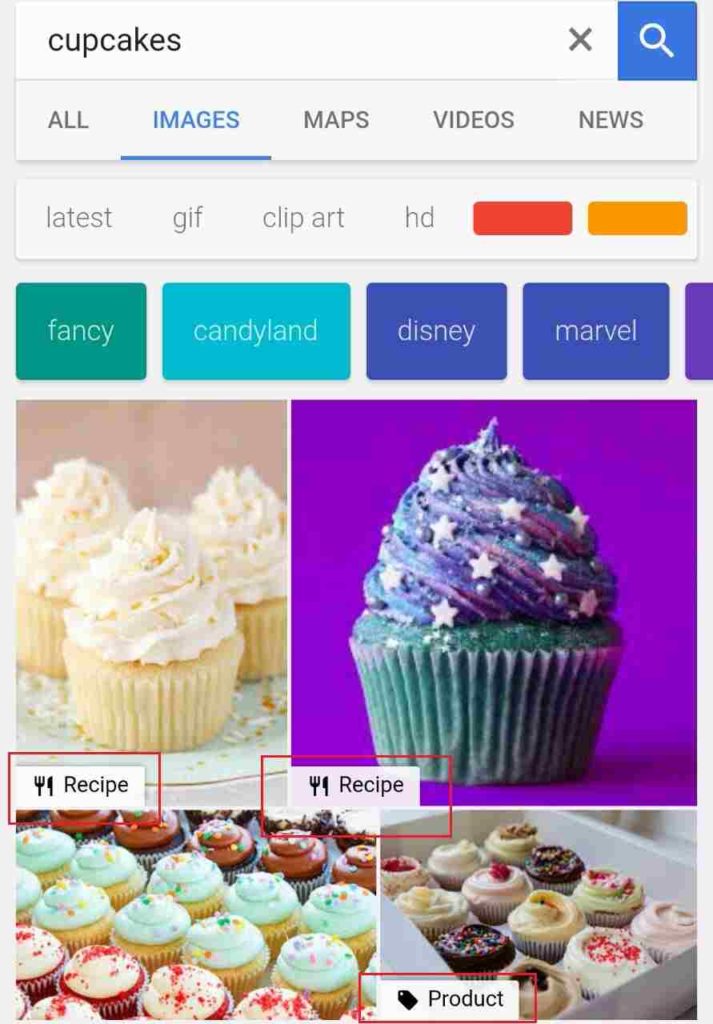 Google adds 'Badges' to Image Search on Mobile - Toronto SEO Expert